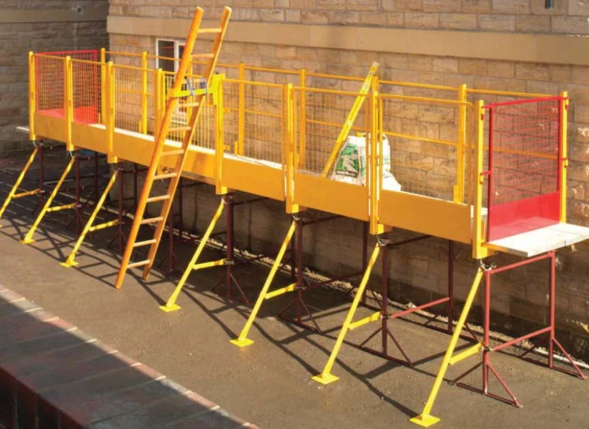 Guardrail Systems: Adjustable Steel Trestles